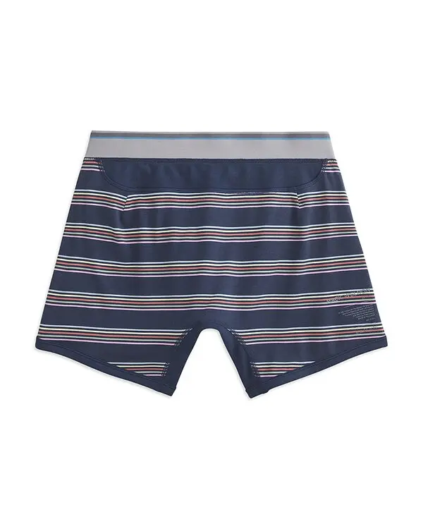 Mack Weldon 18 Hour Jersey Boxer Briefs - Navy Stripe