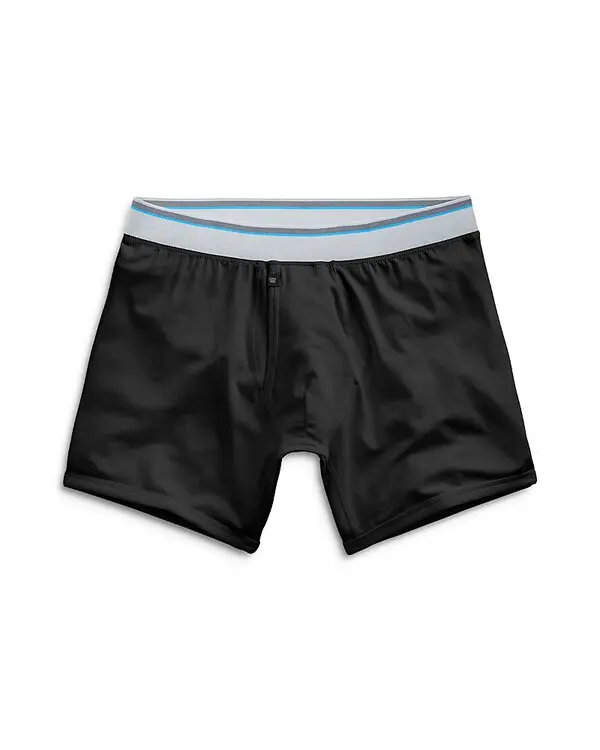 Mack Weldon 18 Hour Jersey Boxer Briefs - True Black