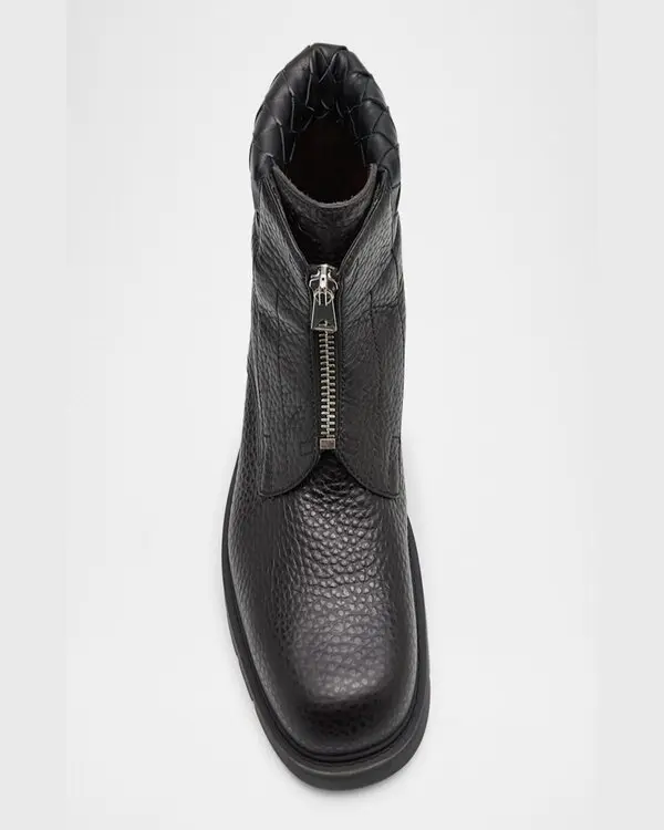 Bottega Veneta Haddock Leather Ankle Boots
