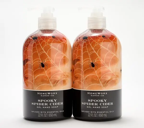 HOMEWORX BY SLATKIN + CO. S/2 Spider Cider 22oz Soaps - One-color