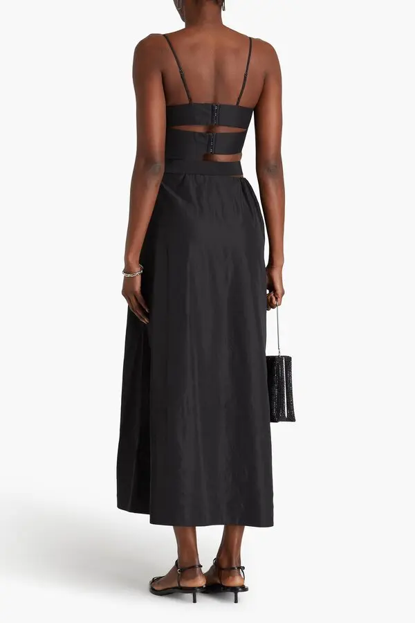tibi backless dress 4-Ply Silk Bias Dress – Tibi Official main image 0