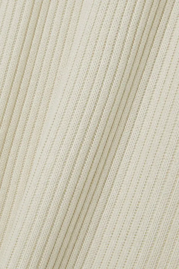 Arch4 Viola' Ribbed Silk And Cashmere Blend Maxi Dress