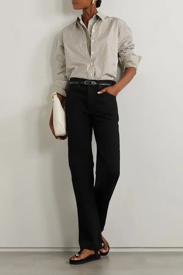 NILI LOTAN Smith High-rise Straight-leg Jeans