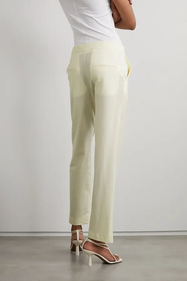 ESSE STUDIOS Classico Wool-blend Tapered Pants