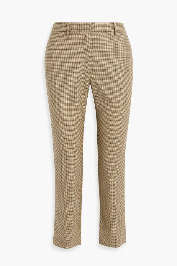 NILI LOTAN Tel Aviv Houndstooth Wool Pants