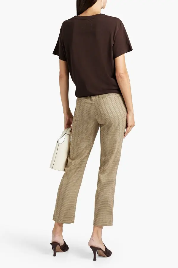 NILI LOTAN Tel Aviv Houndstooth Wool Pants