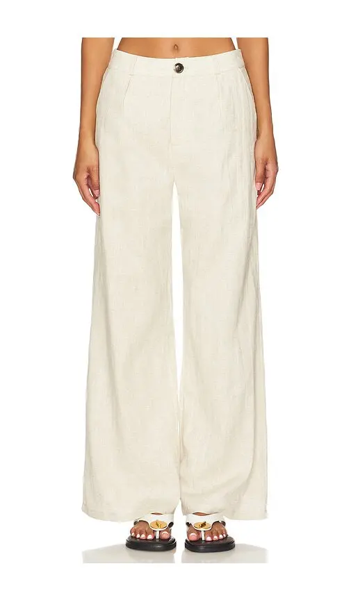 SNDYS. Hale Linen Pants - Natural