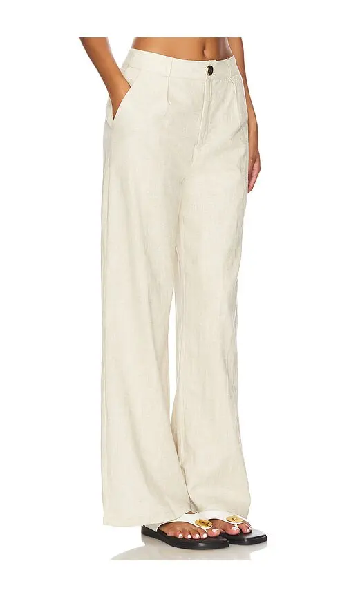 SNDYS. Hale Linen Pants - Natural