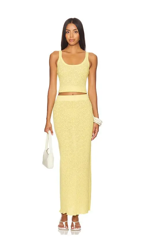 SNDYS. X Josefina Top - Lemon