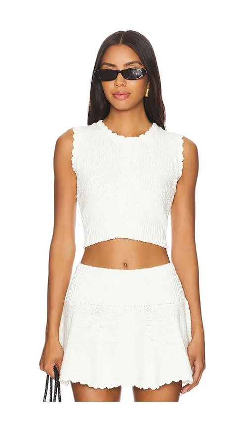 Majorelle Pippa Vest - Ivory