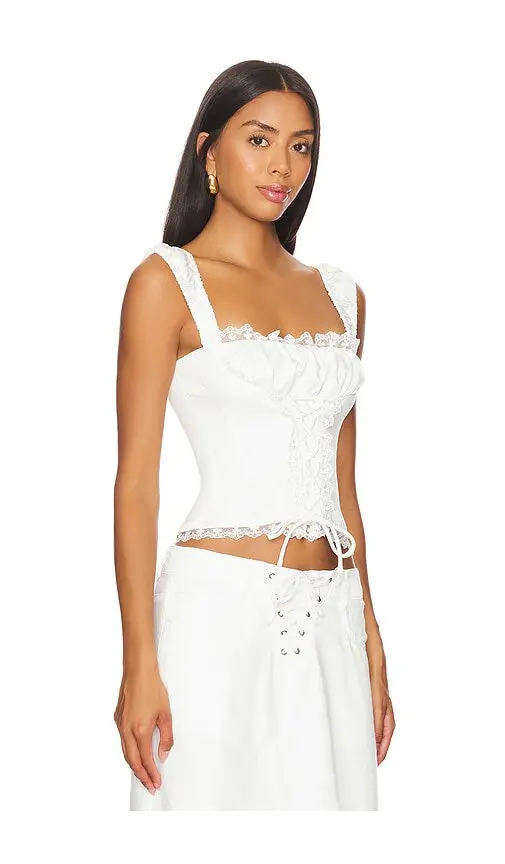 Lioness Palmer Corset - Porcelain