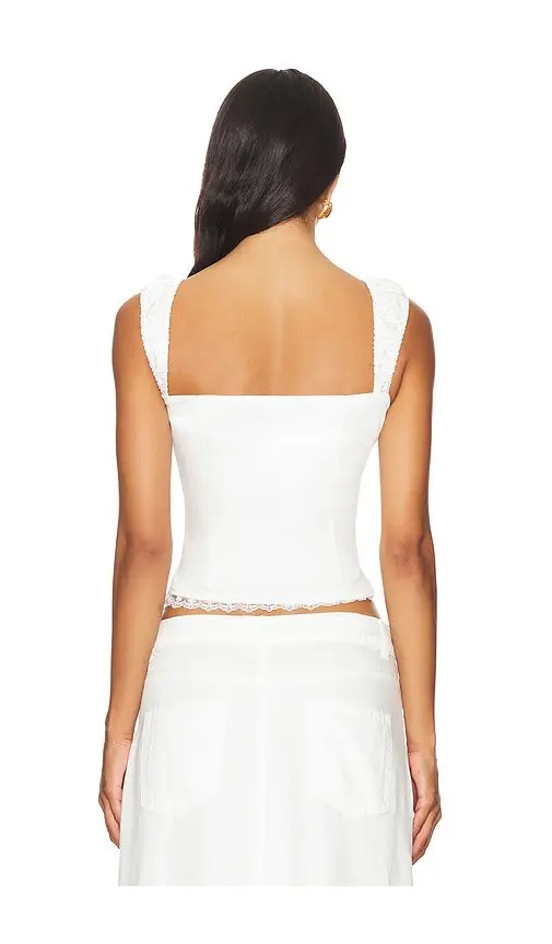 Lioness Palmer Corset - Porcelain