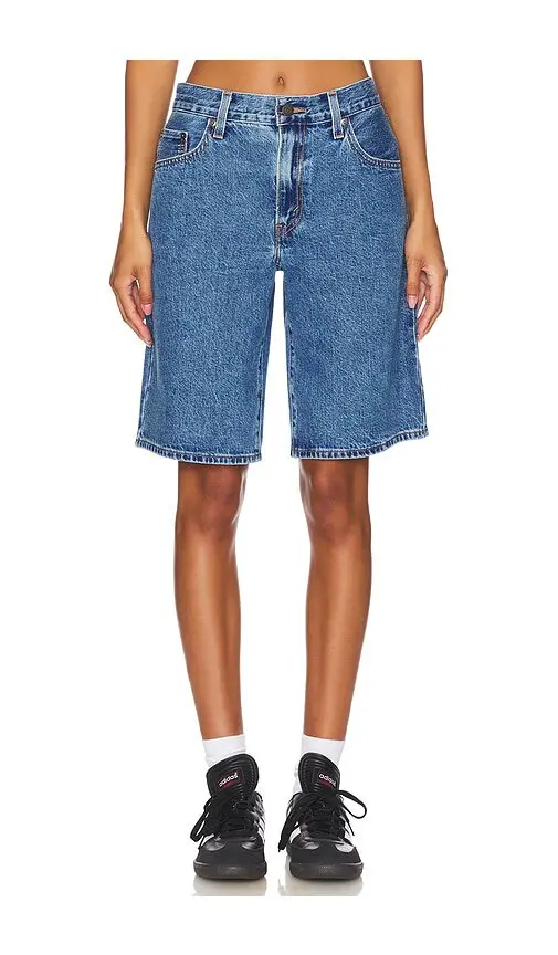 LEVI'S Baggy Dad Jorts In Light Wash Denim