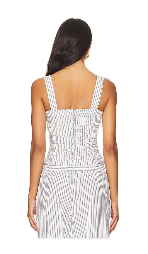 Lioness Cobain Corset - Ivory Multi Stripe