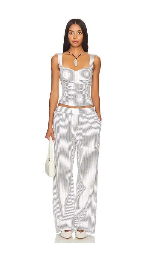 Lioness Cobain Corset - Ivory Multi Stripe