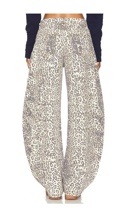 Lioness Horseshoe Jeans - Leopard Fade