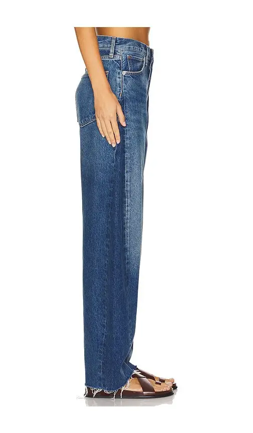 AGOLDE Luna Pieced High-rise Jeans - Split