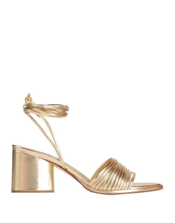 AeydĒ Metallic Leather Sandals