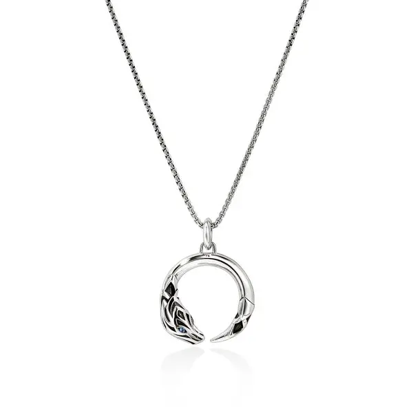 John Hardy Naga Pendant Necklace - Sterling Silver