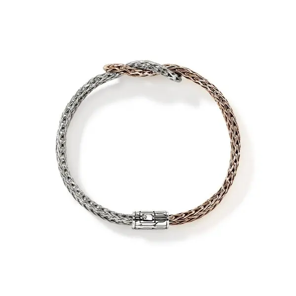 John Hardy Love Knot Bracelet In Rose Gold And