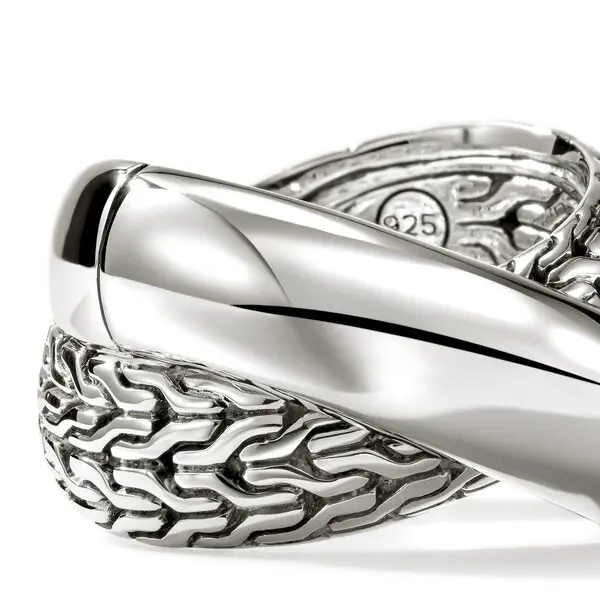 John Hardy Crossover Chain Motif Ring
