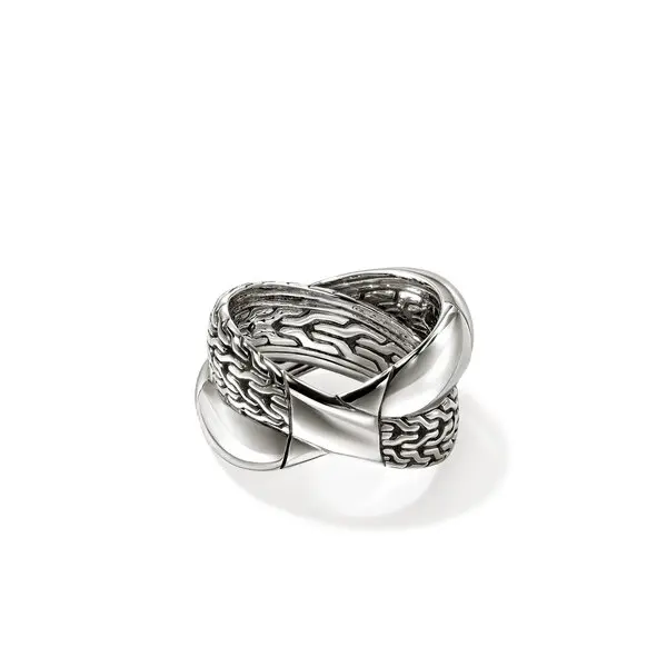 John Hardy Crossover Chain Motif Ring
