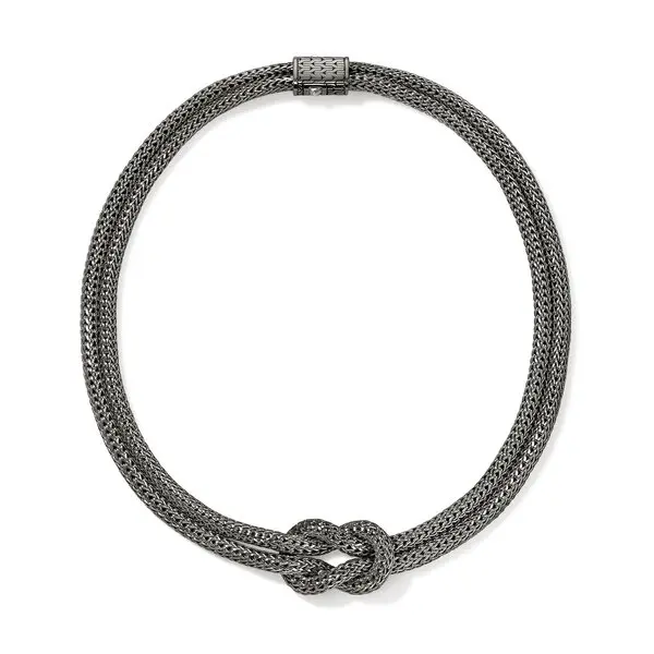 John Hardy Love Knot Necklace - Silver