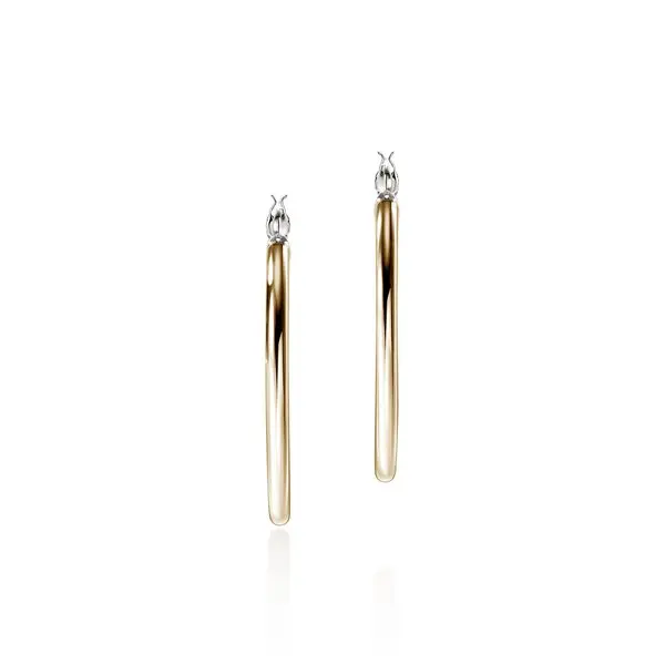 John Hardy Jh Essential Hoop Earrings - Sterling Silver