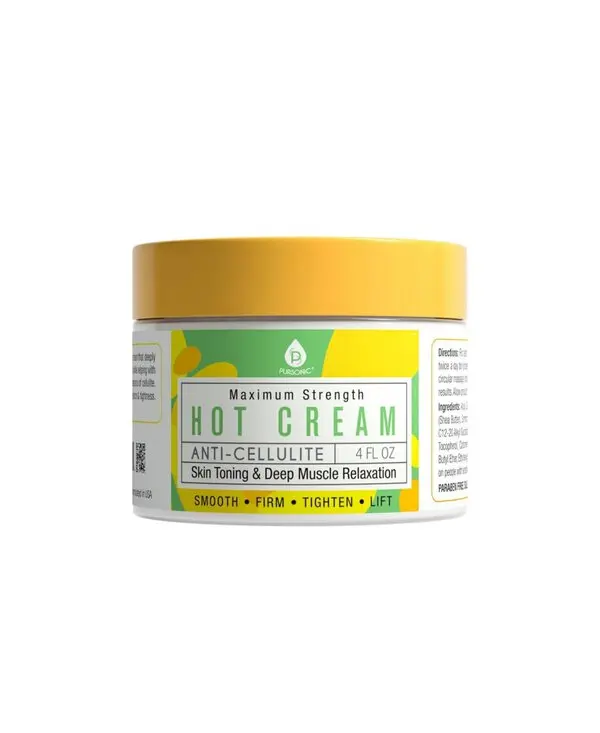 PURSONIC Anti Cellulite & Muscle Relaxation Hot Cream - Yellow