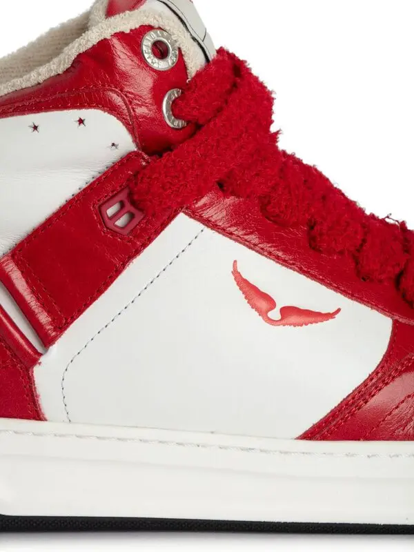 Zadig&Voltaire Wings High-top Sneakers - Red