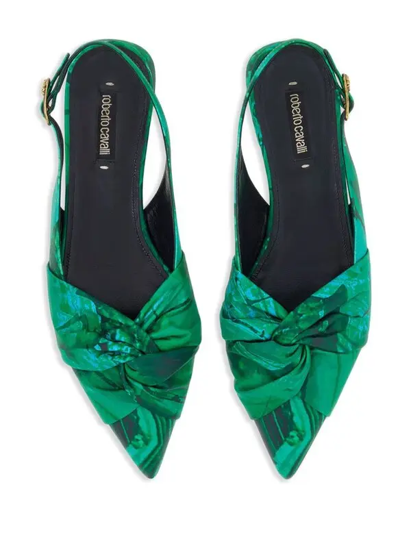 Roberto Cavalli Le Pettegole Slingback Pumps
