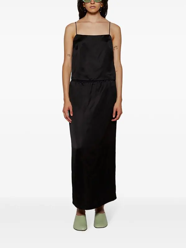 Wardrobe.NYC Sleeveless Satin Top