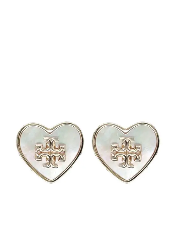 Tory Burch Kira Heart Stud Earrings