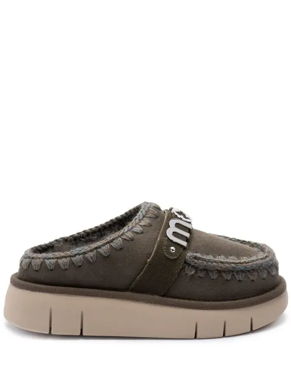 Mou Bounce Slippers - Brown