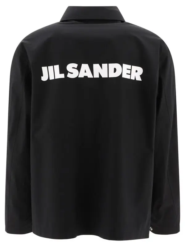 JIL SANDER Logo-print Jacket - Black