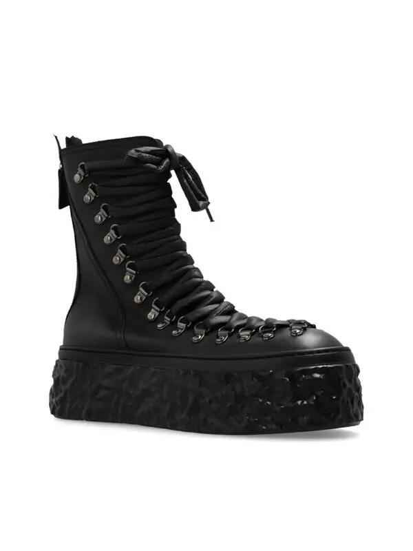 Agl Lace-up Leather Boots