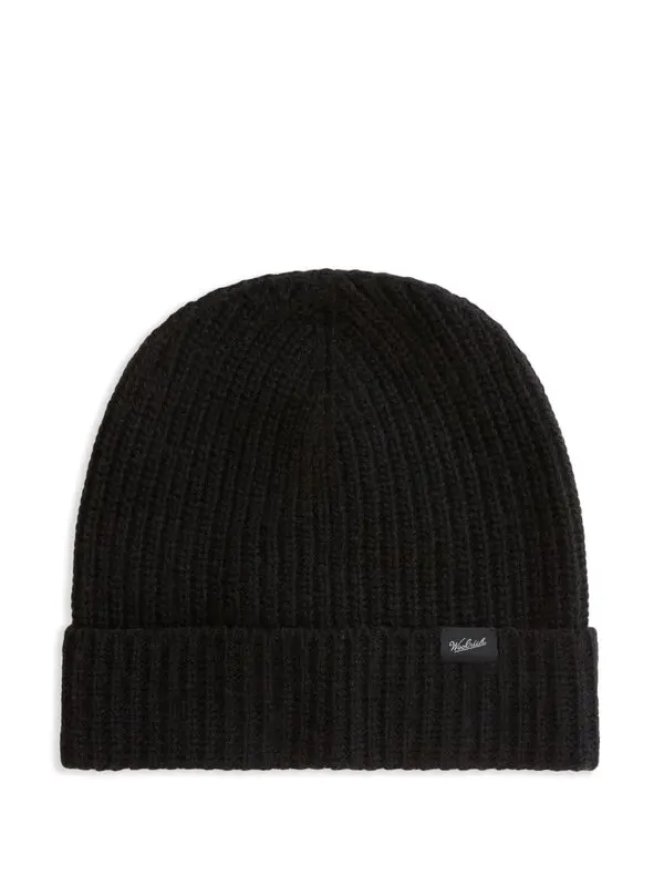 Woolrich Ribbed-knit Beanie - Black