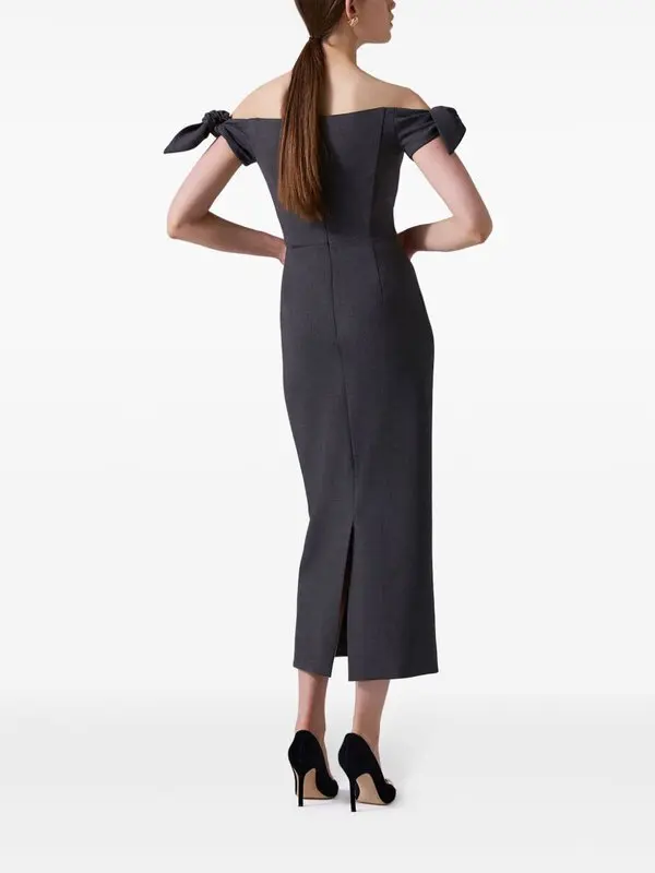 Carolina Herrera Off-shoulder Midi Dress
