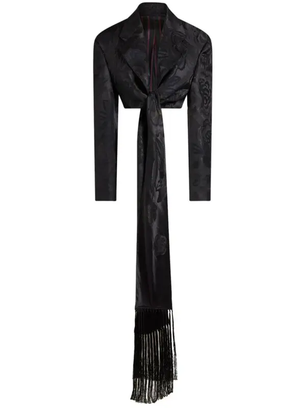 Etro Jacquard Cropped Jacket
