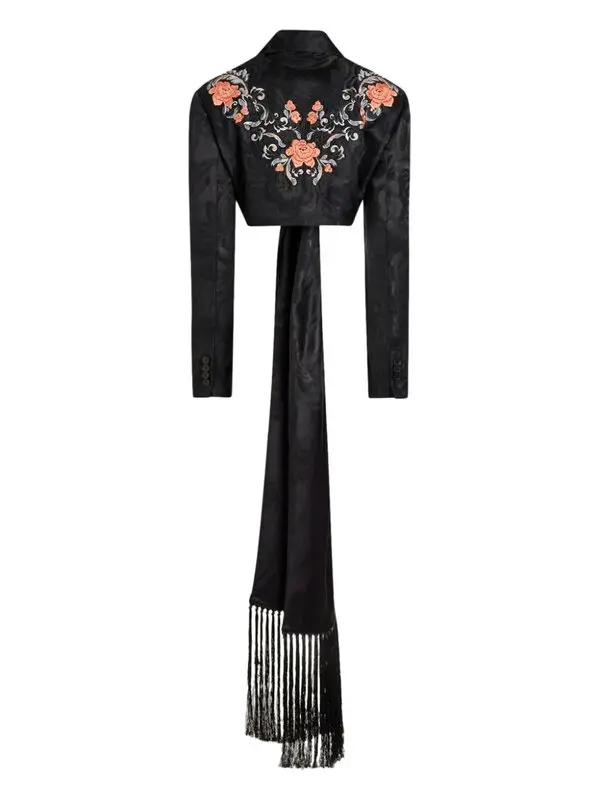 Etro Jacquard Cropped Jacket