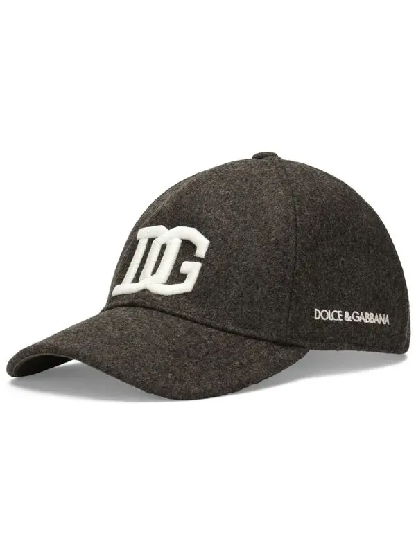 Dolce & Gabbana Logo-embroidered Baseball Cap - Grey