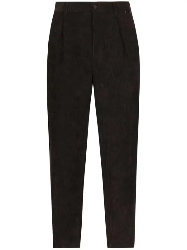 Dolce & Gabbana Corduroy Trousers - Black
