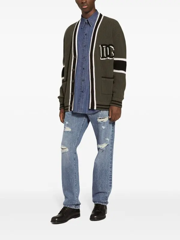 Dolce & Gabbana Intarsia-knit Cardigan