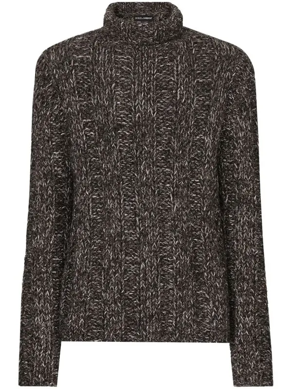 Dolce & Gabbana Chunky-knit Jumper - Grey