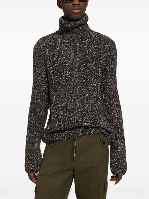 Dolce & Gabbana Chunky-knit Jumper - Grey