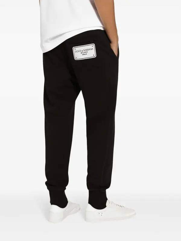 Dolce & Gabbana Logo-patch Drawstring-waist Track Pants