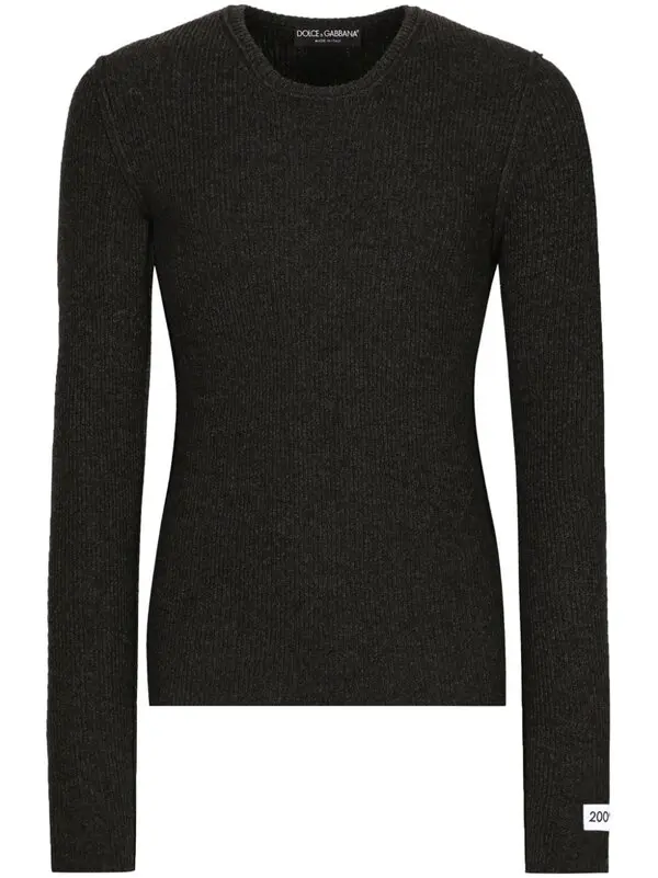 Dolce & Gabbana Logo Patch Jumper