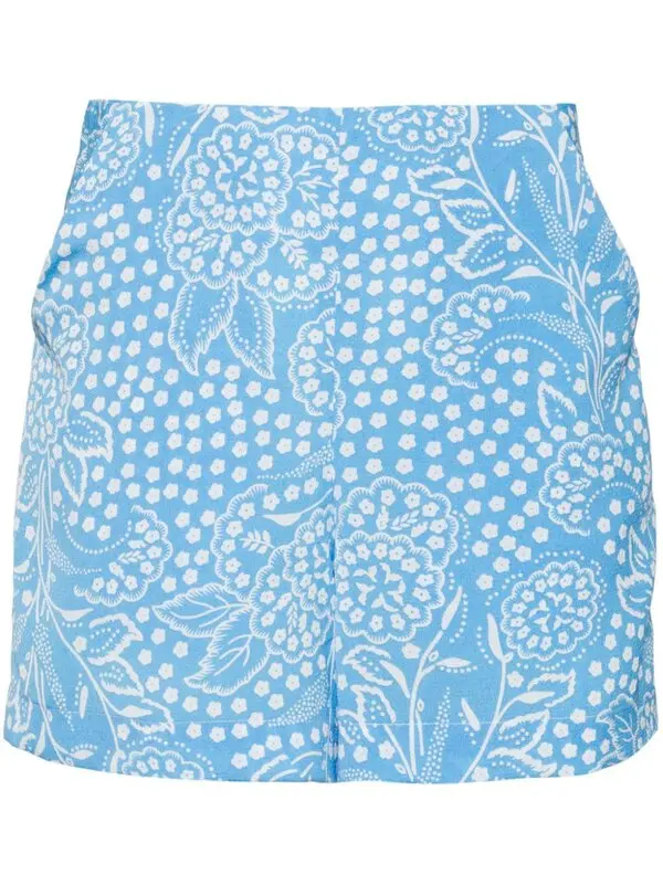 BAMBAH Azalea High-waisted Shorts - Blue