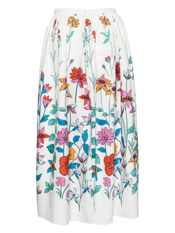 BAMBAH Hibiscus Midi Skirt