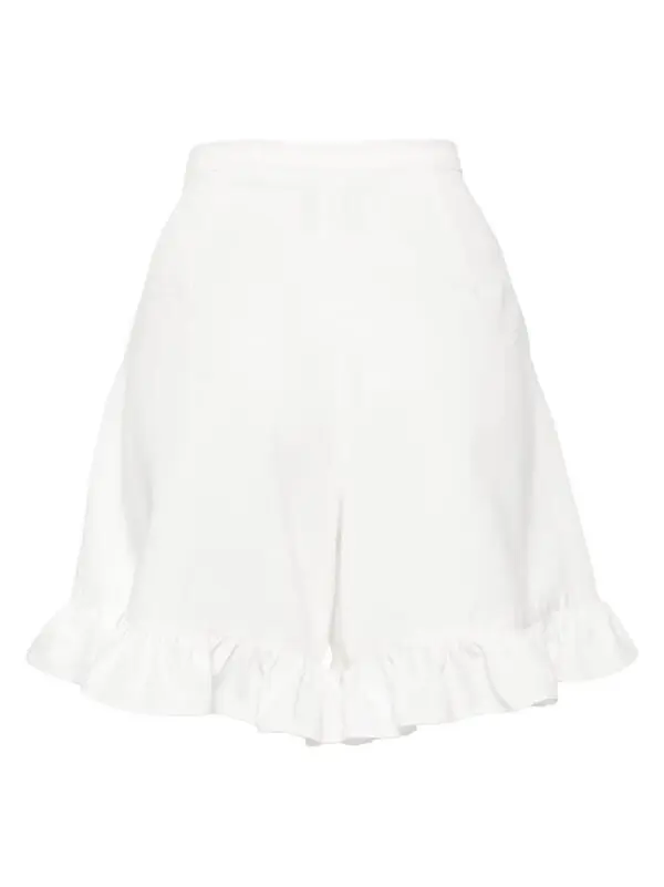 BAMBAH Hibiscus Ruffled Shorts